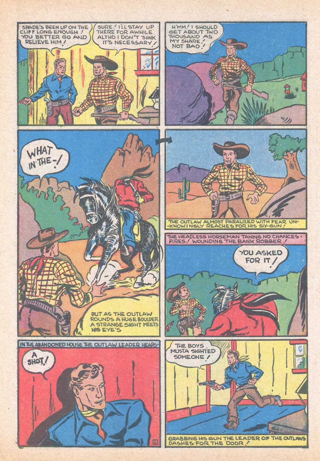 Four-Color Shadows: The Headless Horseman-Martin Filchock-1940