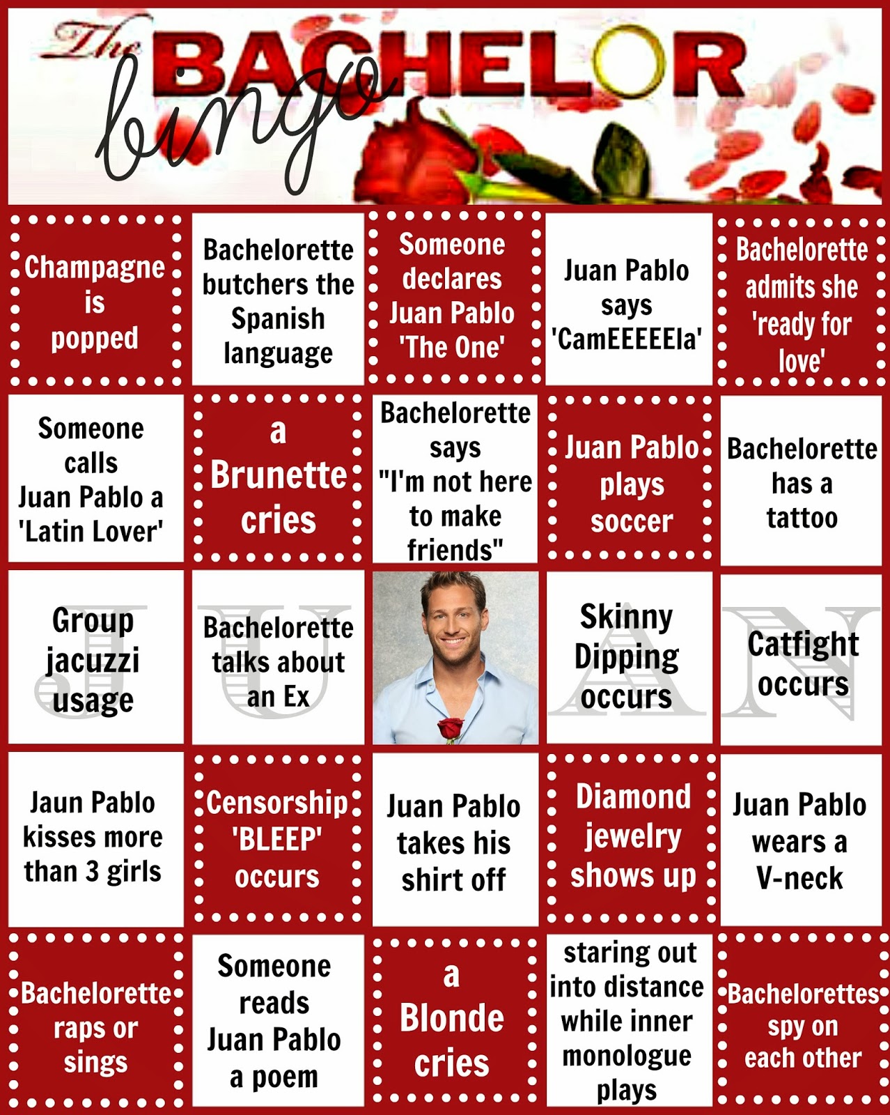 Bringing Up Burns: Bachelor Bingo