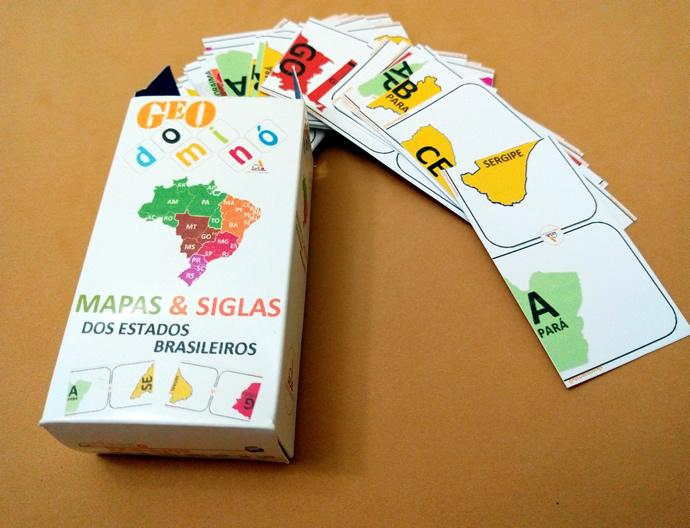 classe invertida: GeoDominó Mapas & Siglas dos Estados Brasileiros