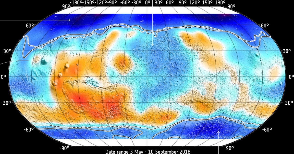 Map of shallow subsurface water distribution on Mars | human Mars