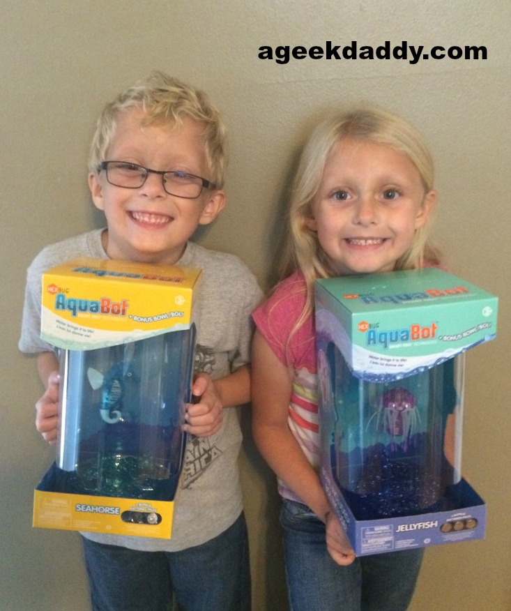 A GEEK DADDY: Robotic Aquabots provide fun of a fish tank without the ...