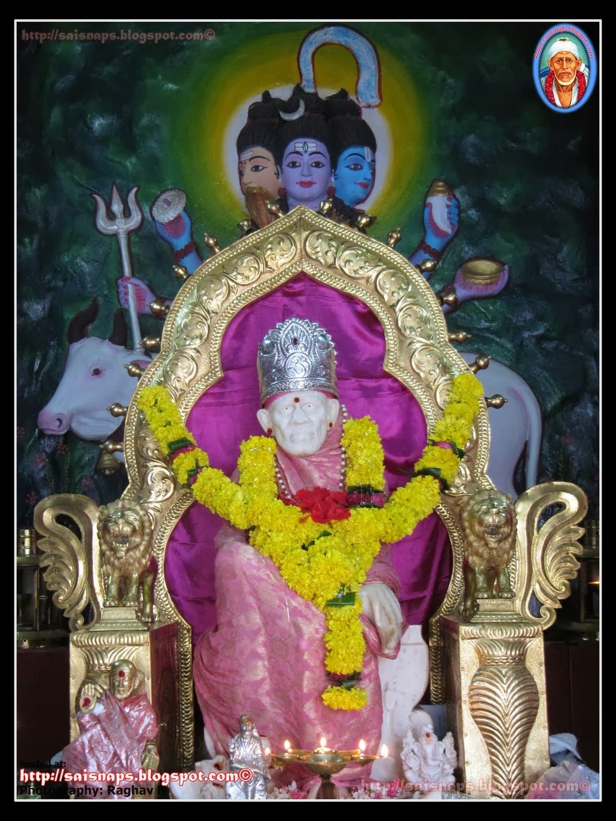 Sai Wallpaper: Sri Srikantha Guru Datta Sai Mandiram, Datta Sai Veedhi, Madhura Nagar Road ...