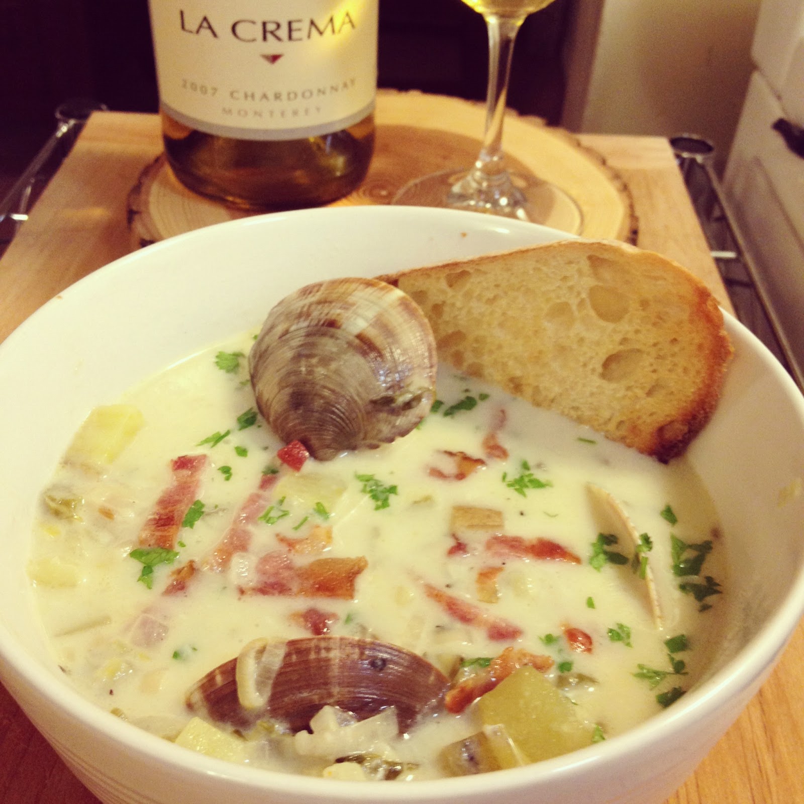 The Lush Chef: New England Clam Chowder