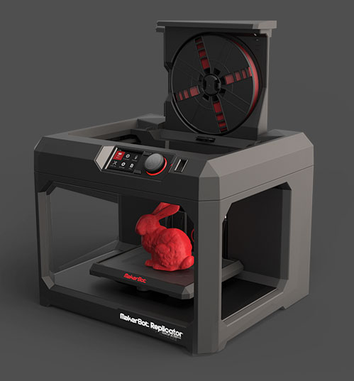 Parts and Krafts : New Makerbot Replicator (Fifth Generation): First Print!
