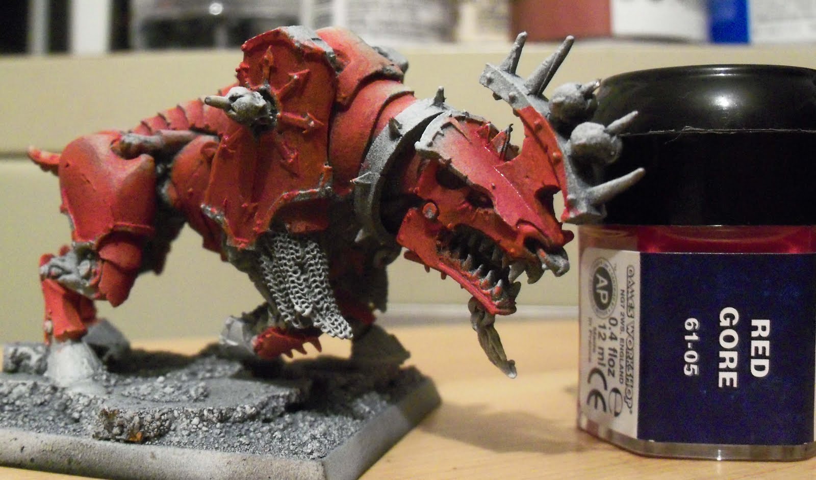 Purplesounds Wargaming: Painting Red Armor