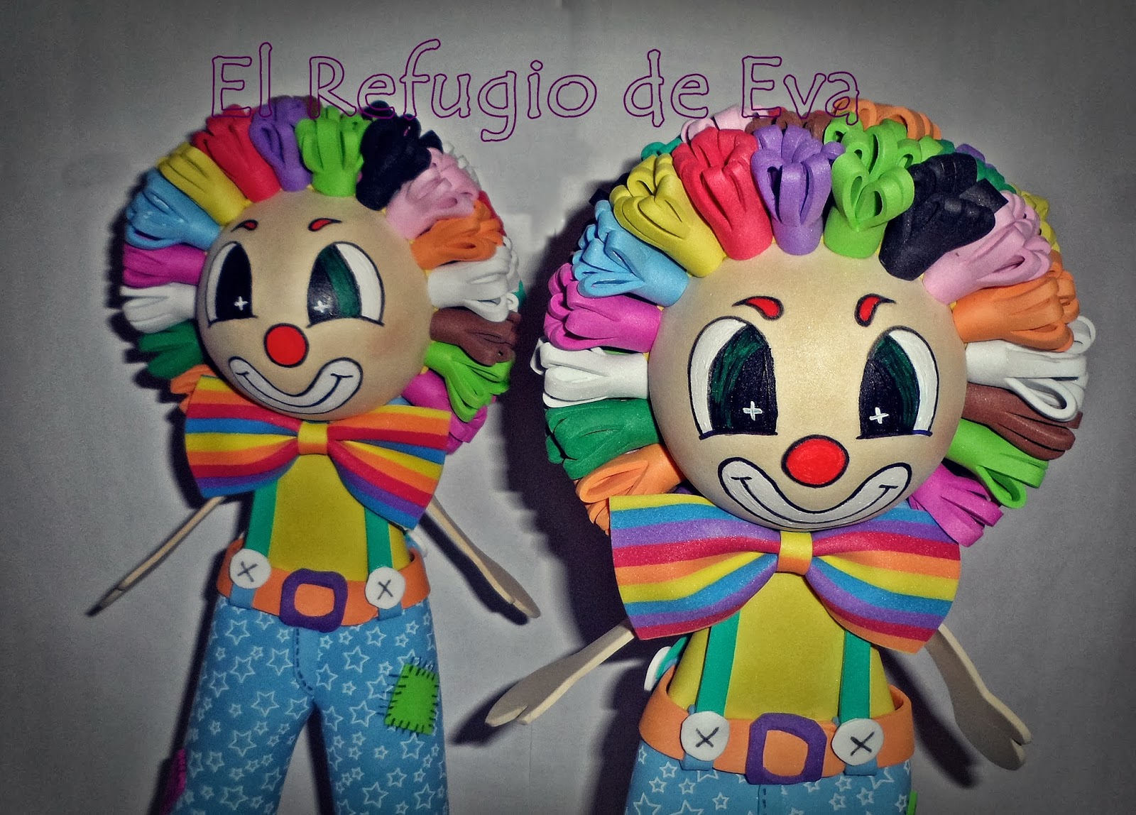 El Refugio de Eva: Payasos de colores