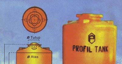 Supplier material bahan bangunan: TANGKI AIR PROFIL TANK