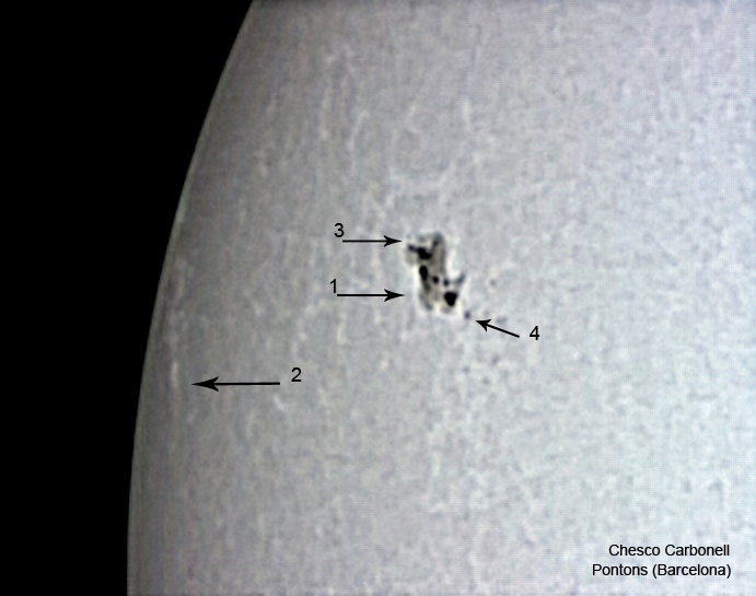 Vistas al Universo: El Sol..La luz de la vida y sus Manchas.
