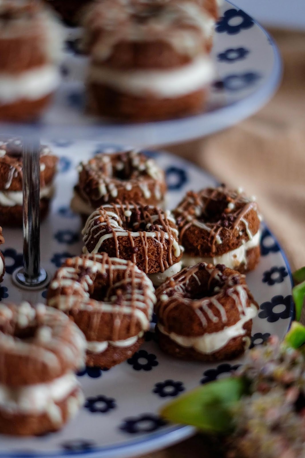 Mini Schoko Donuts mit Kaffeecreme | Marion's Kaffeeklatsch