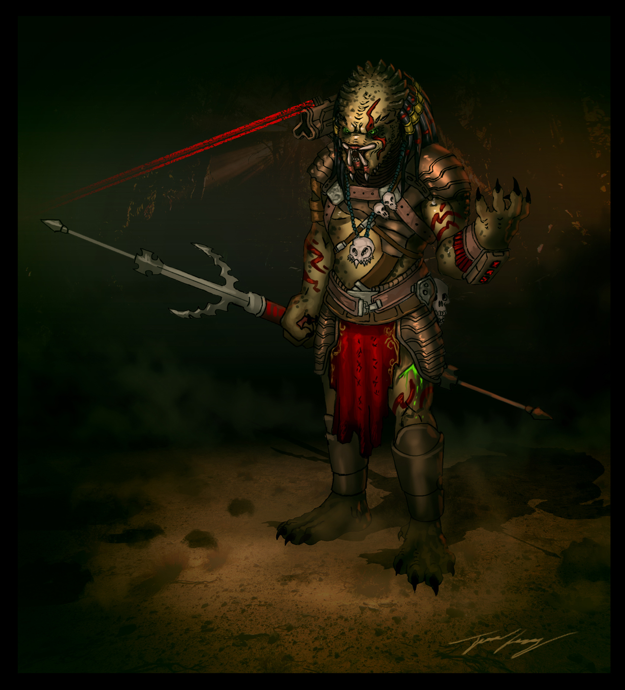 Concept Art And Design Of Travis Lacey - Ravenseye Studios: Preadator