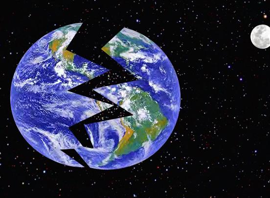 080808 On,Now,To the Third Level: Earth is splitting into Two.