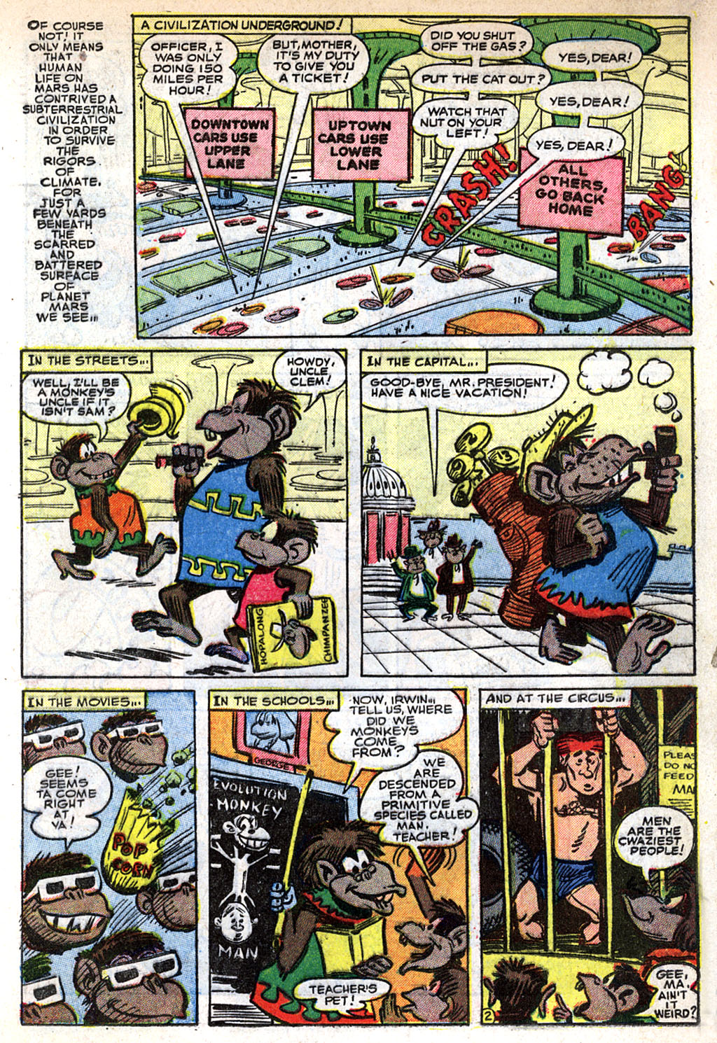 Four-Color Shadows: The Men From Mars-Howie Post-1954