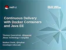 Continuous Delivery with Docker Containers and Java EE
