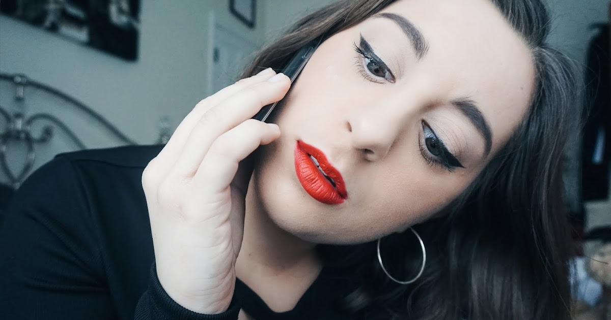 Classic Date Night Combo - The Red Lip & Eyeliner | Not Vicarious