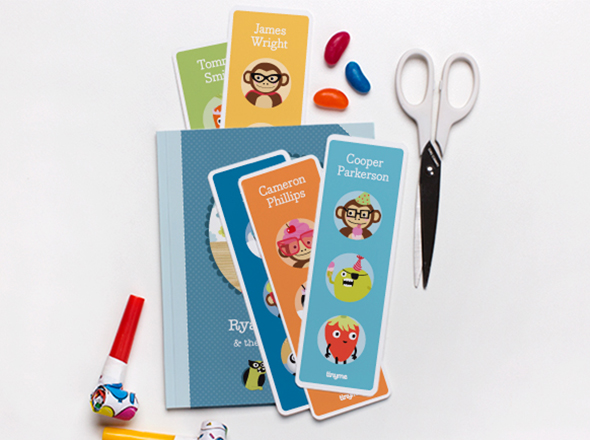 I love Kawaii: Boys Bookmarks Printable