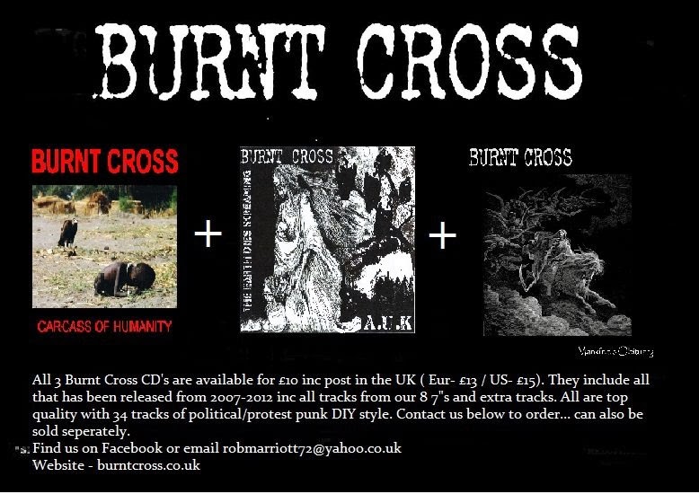 FREEDOM PUNKER BLOGSPOT: Burnt Cross - 3 CD Special Price Deal: