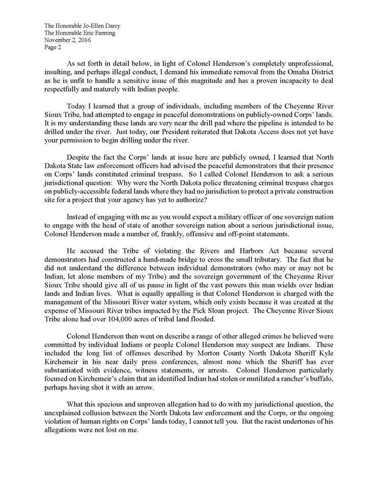 CENSORED NEWS: Cheyenne River Lakota Urge Dismissal of Army Corps ...