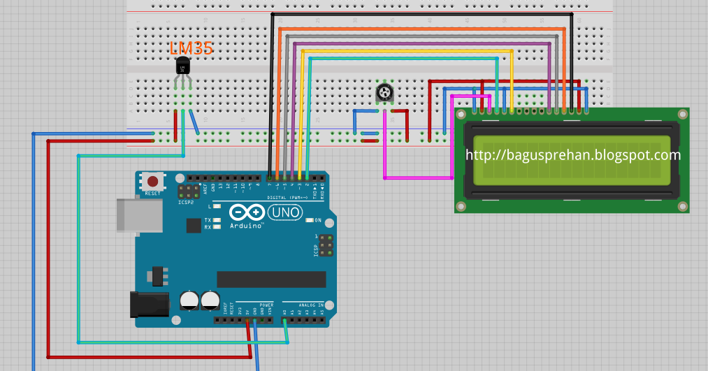 Thermometer Digital Dengan Arduino Bagus Prehan