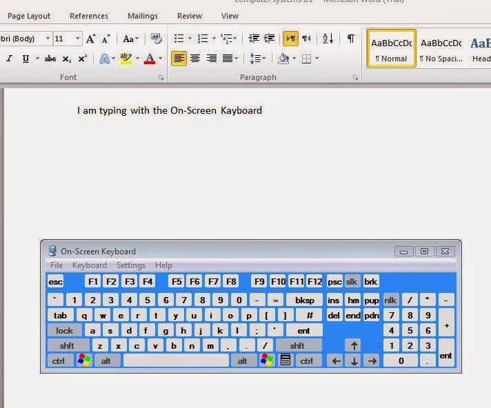 Make Your Technical Writing Better: How to use On-Screen Keyboard