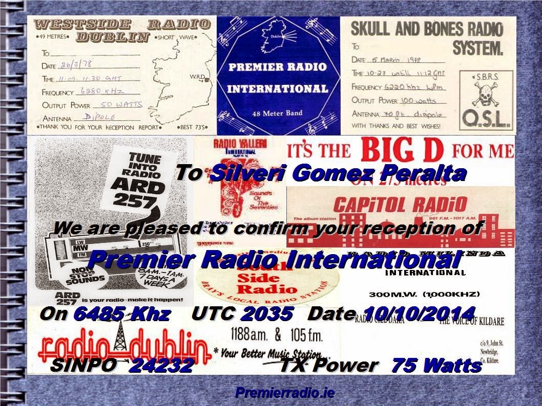 FRANJA DX - Escoltant el món.... des de Ponent !: QSL PREMIER RADIO ...