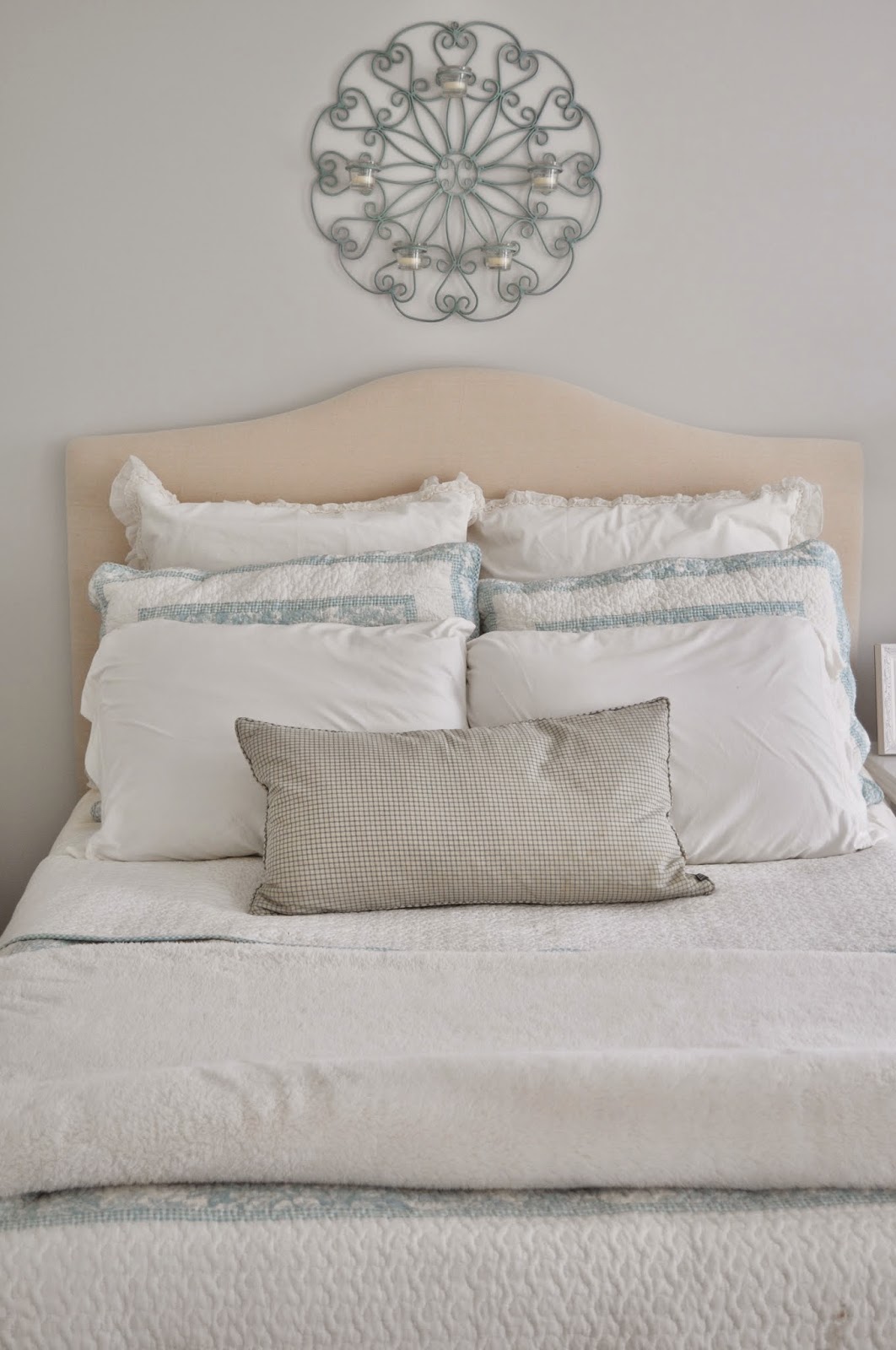 Olive & Gray: {DIY} Dropcloth Headboard