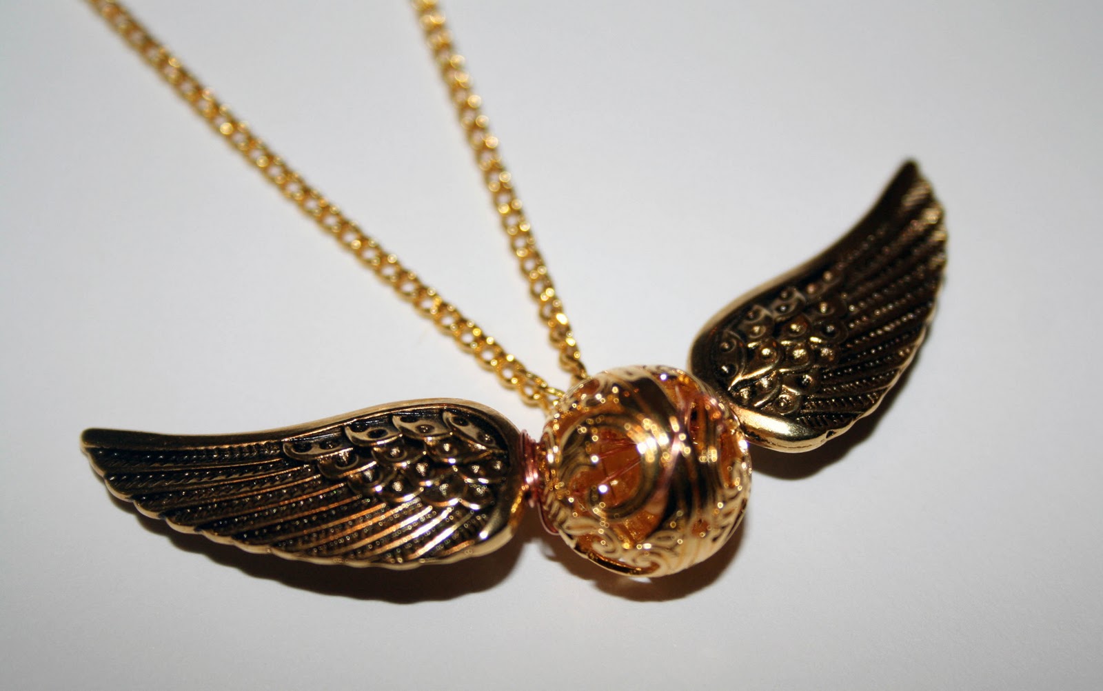 The Experimental Crafter: Golden Snitch Necklace