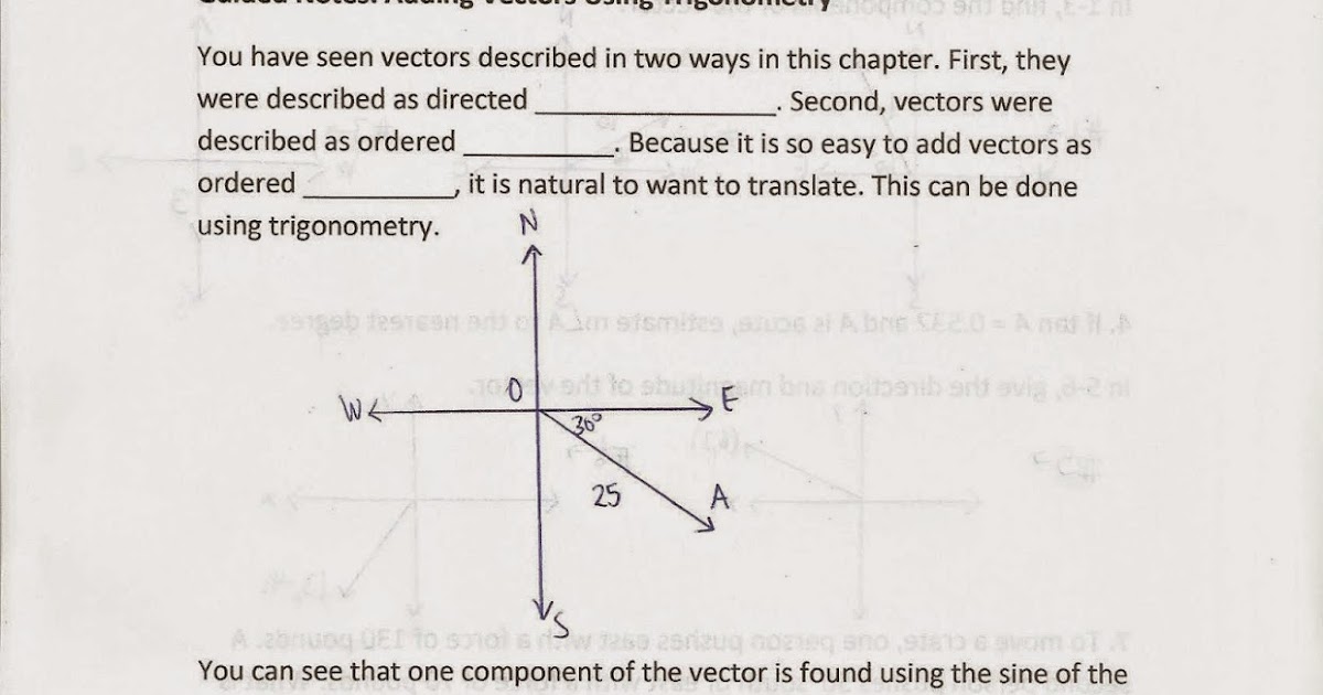 Geometry, Common Core Style: Lesson 14-7: Adding Vectors Using ...