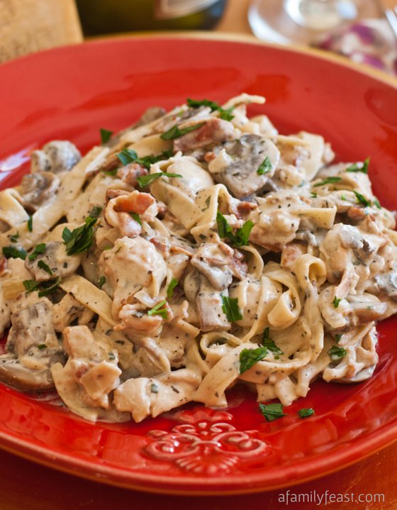 Chicken Boscaiola Recipe - Girls Dishes