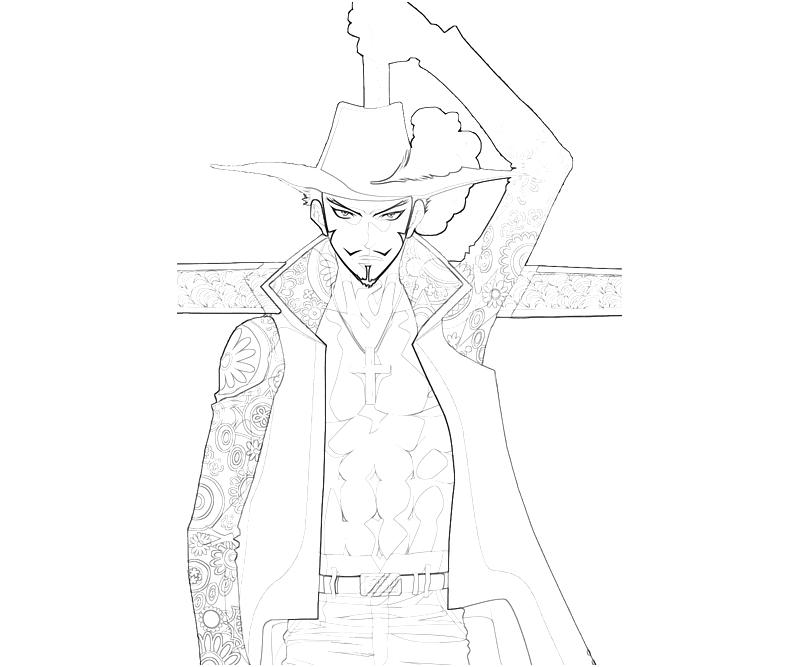 One Piece Dracule Mihawk Skill | How Coloring