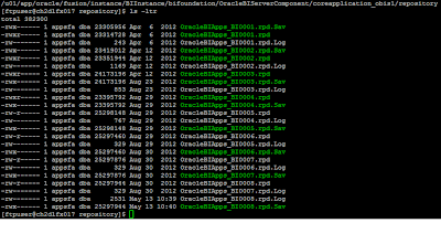 Fusion APPS Quick Start: How to Know On Premise RPD File Name and Location?