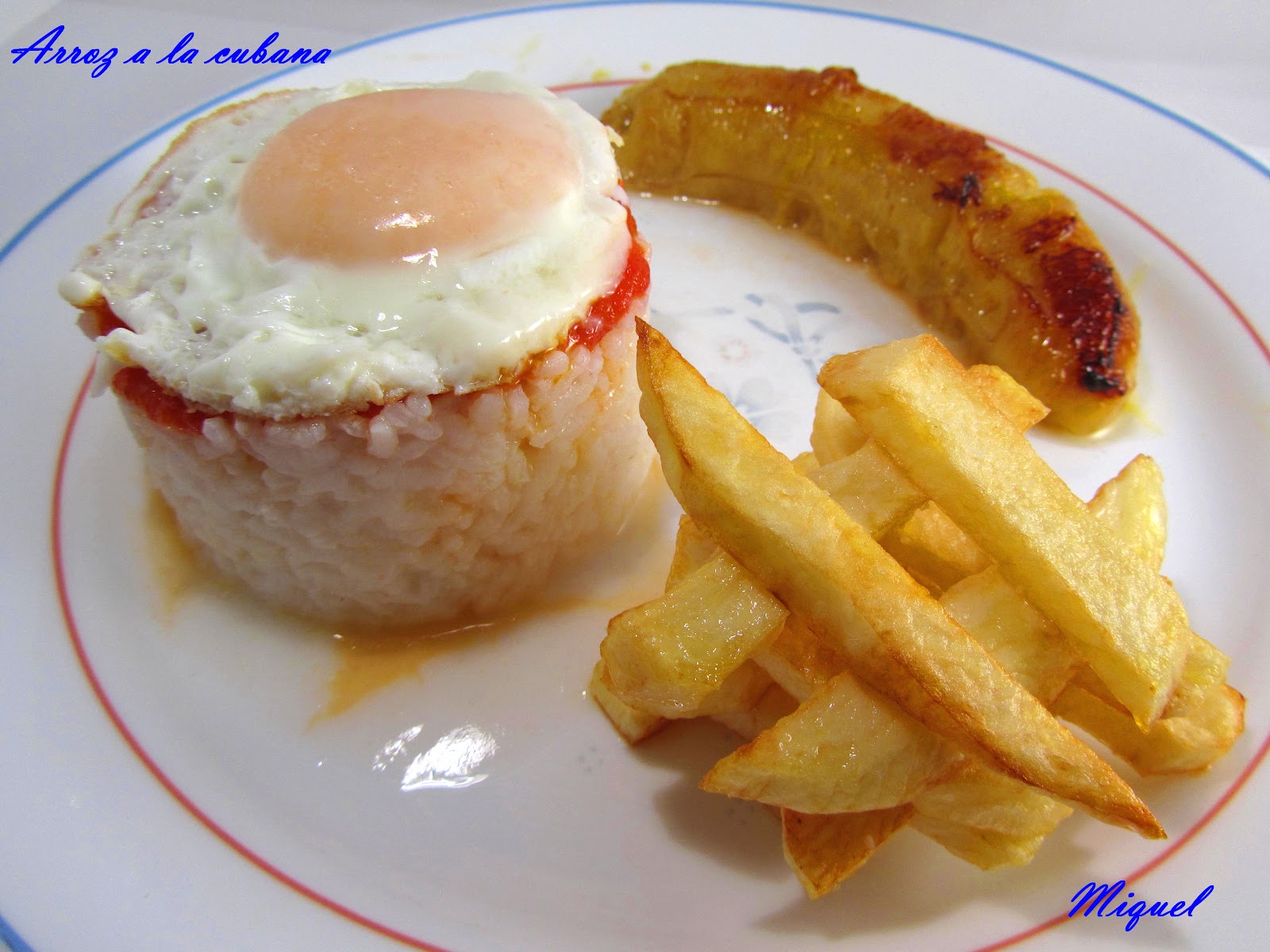 Les receptes del Miquel: Arroz a la cubana