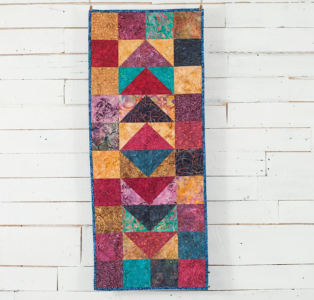 Busy Hands Quilts: Win a Batik Flying Geese Table Runner + More Cyber ...