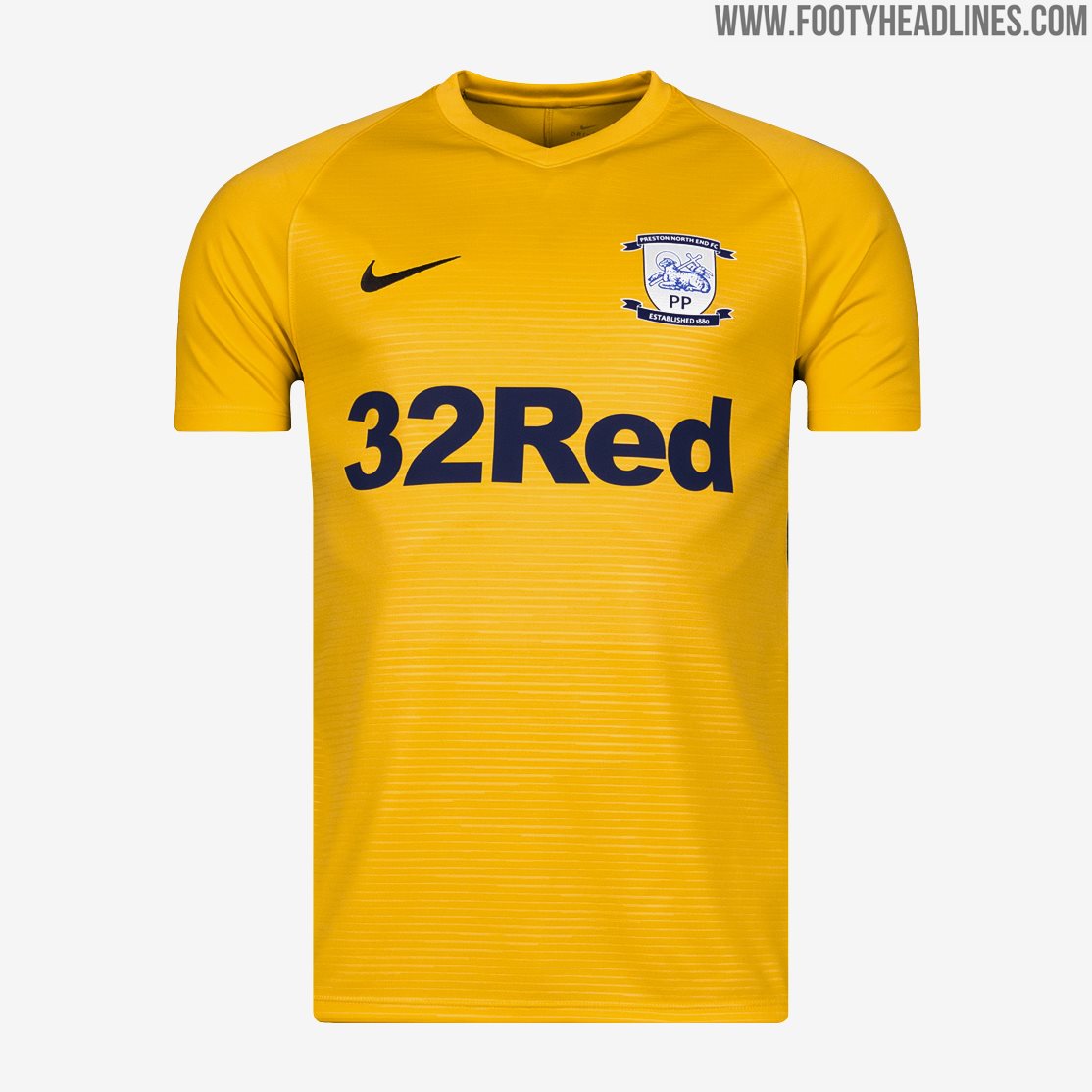 Red Kit Scrapped! Yellow Preston North End 19-20 Away Kit Revealed ...