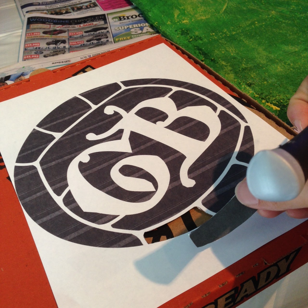 Troll Patrol Gaming: DIY: How to make a GUILD BALL mat - A step-by-step ...
