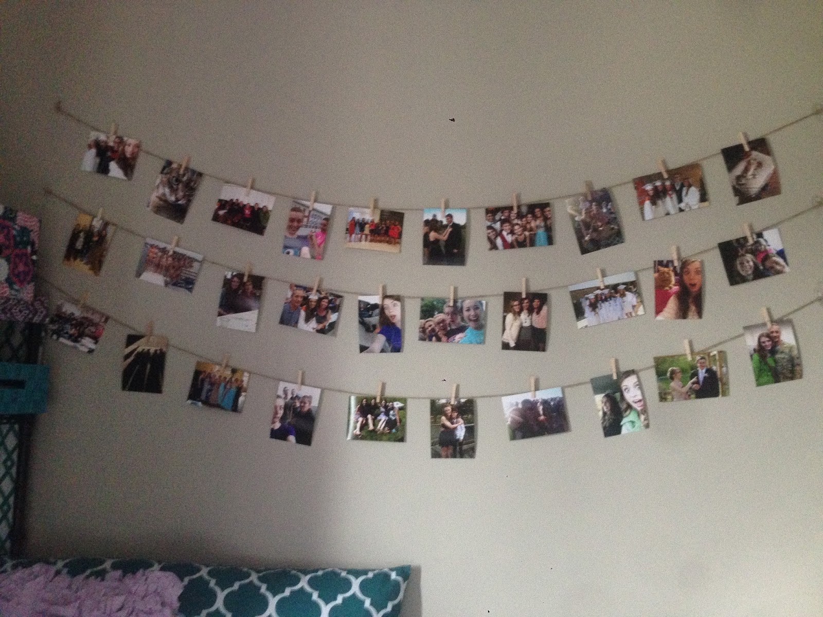 Lauren Elisabeth: DIY Photo String Wall Decoration