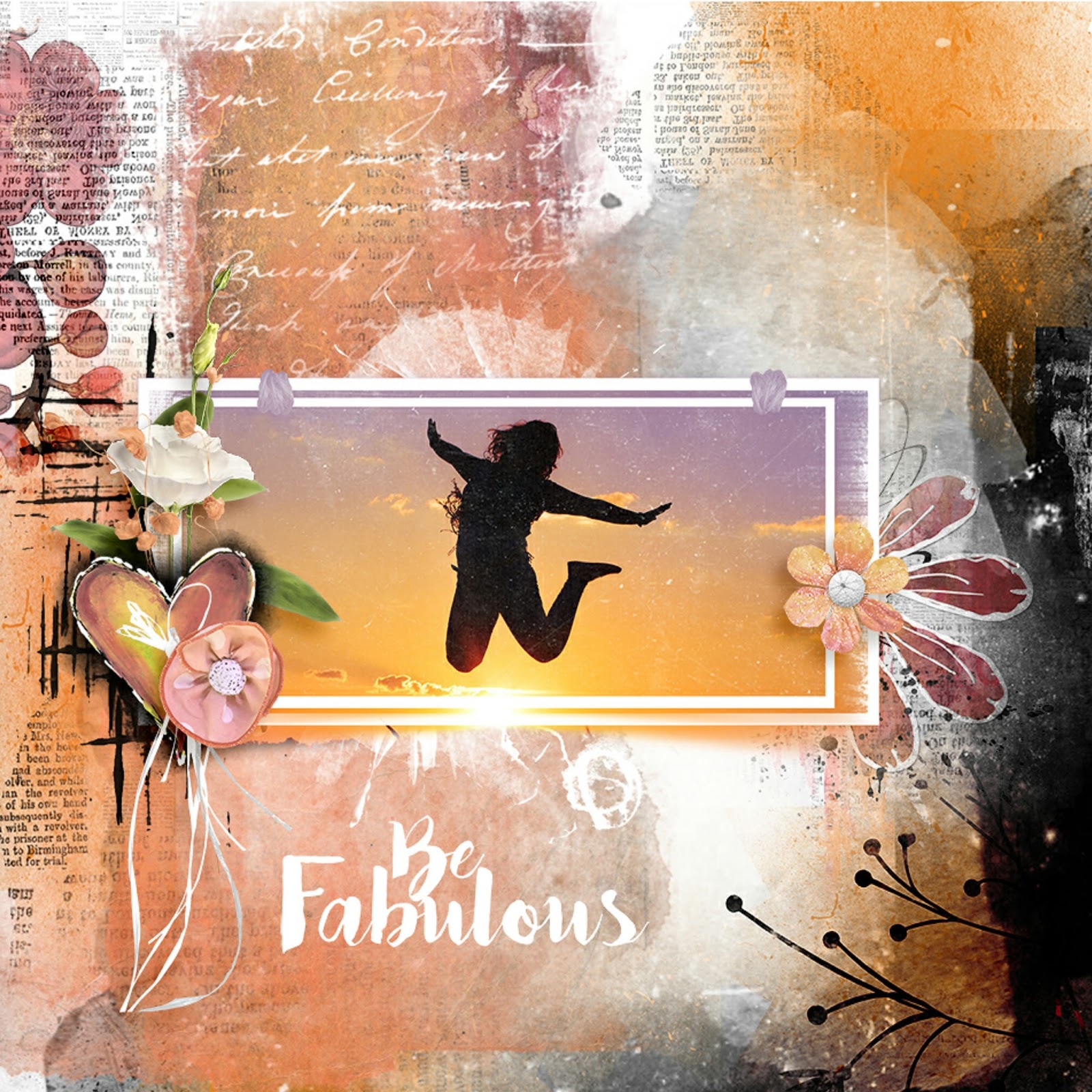 E-scape and Scrap: G&T Designs - Just Be Kit & Freebie