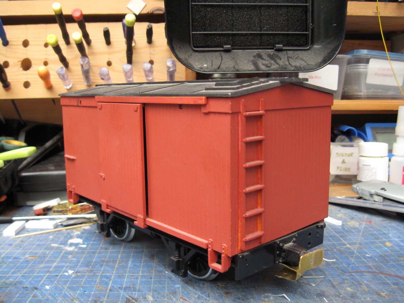 Peckforton Light Railway: How I converted an LGB US style box car into ...
