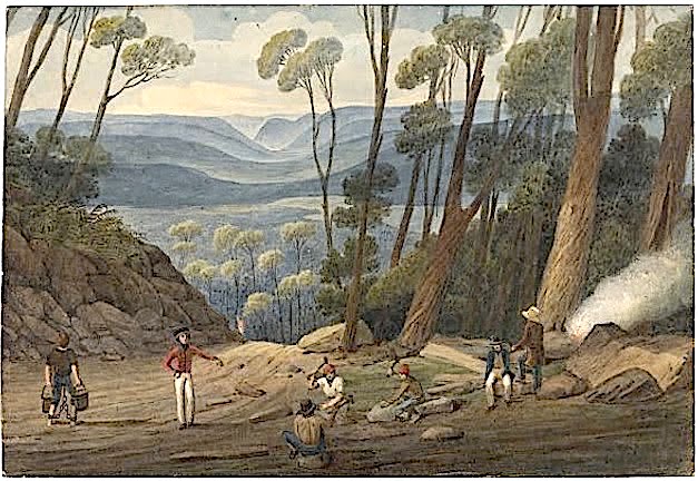 AUGUSTUS EARLE (1793-1838) Mount York (1,061 m -3,481 ft) Australia ...