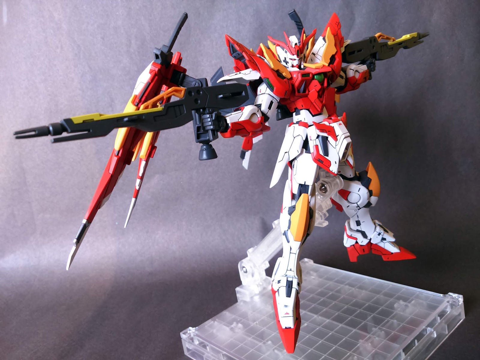 Custom Build: HGBF 1/144 Wing Gundam Zero Honoo