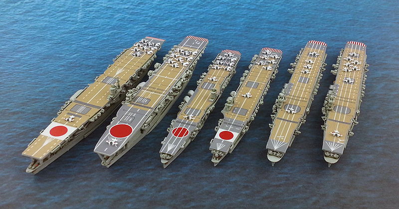 World War II Central: GHQ 1/2400 Naval - Akagi, Kaga, Soryu, Hiryu ...