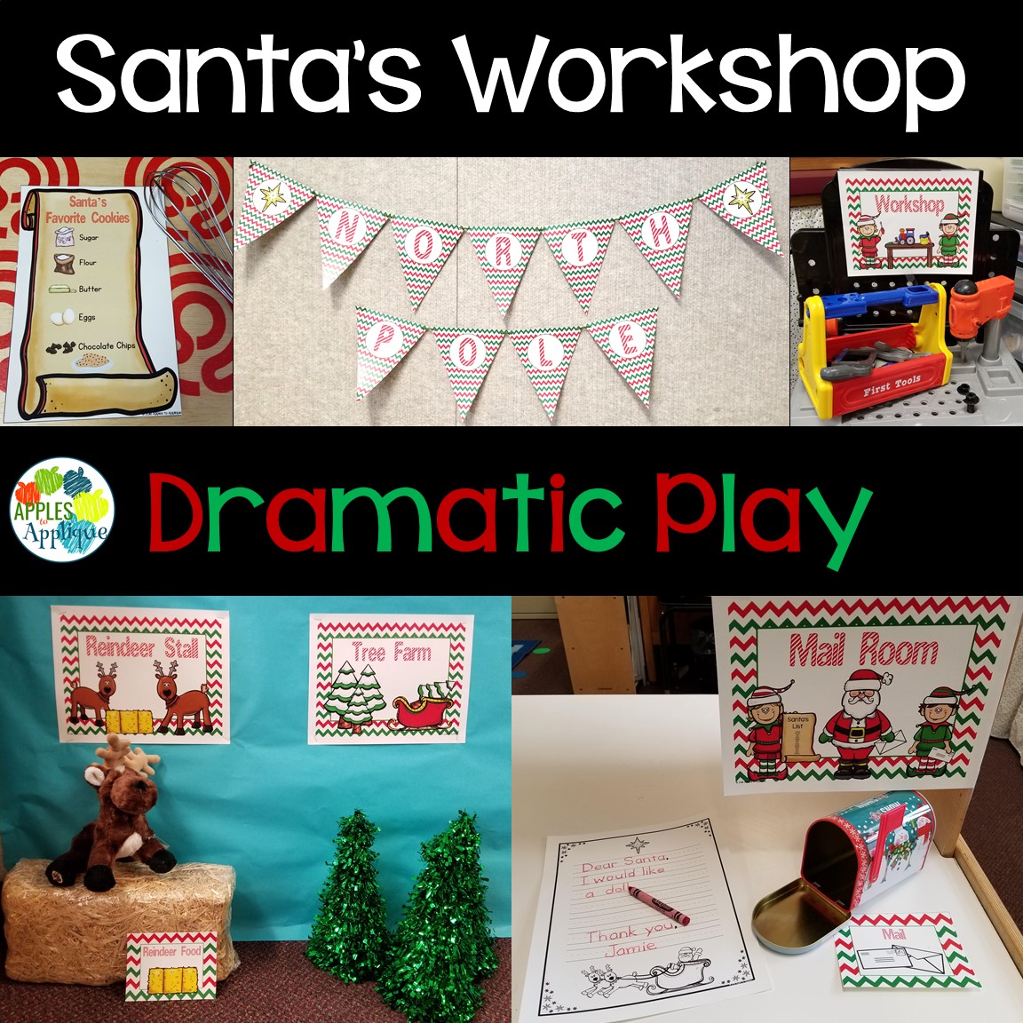 Apples to Applique: North Pole Dramatic Play Center