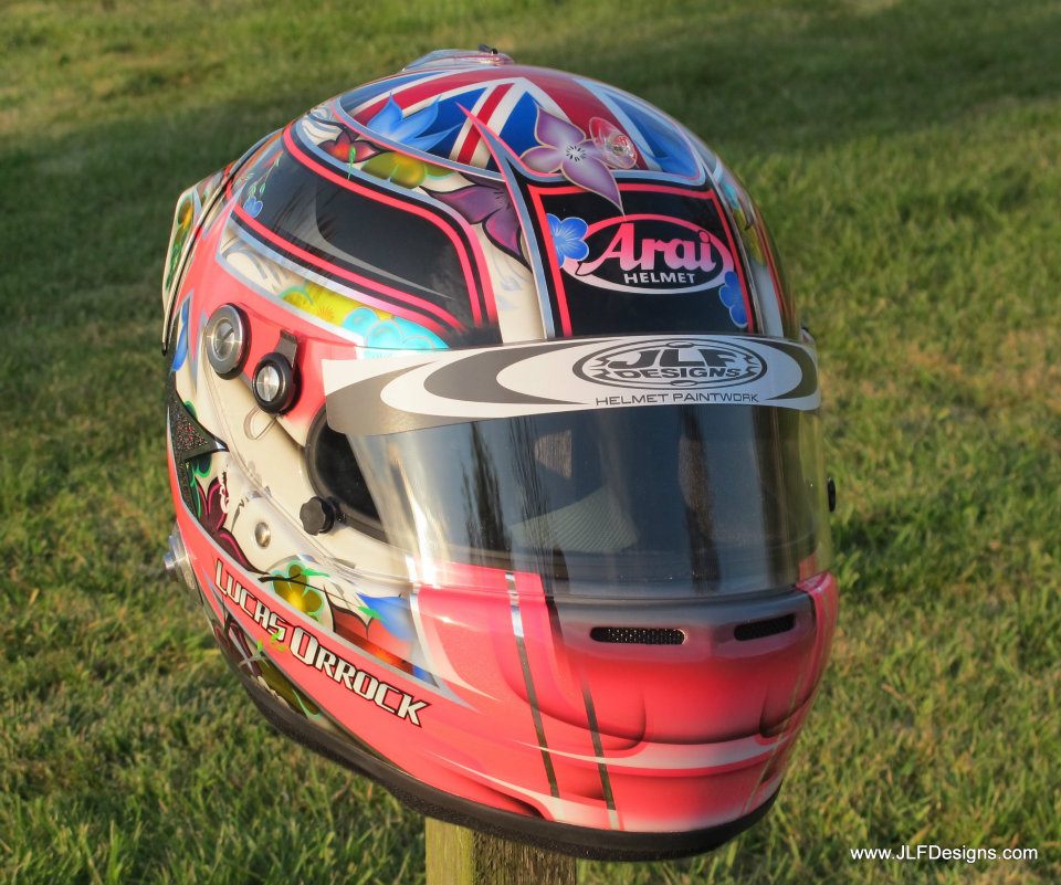 Racing Helmets Garage: Arai GP-5 L.Orrock 2012 by JLF Designs