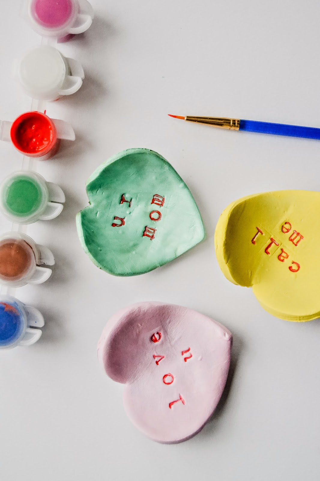 DIY | CONVERSATION HEART RING DISHES | THE LOLLY PROJECT