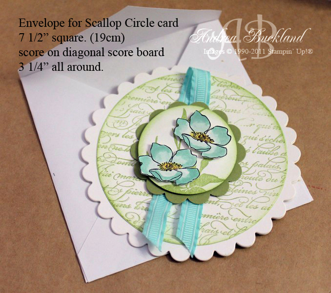 Creating Cards with Andrea: Diagonal Score Board