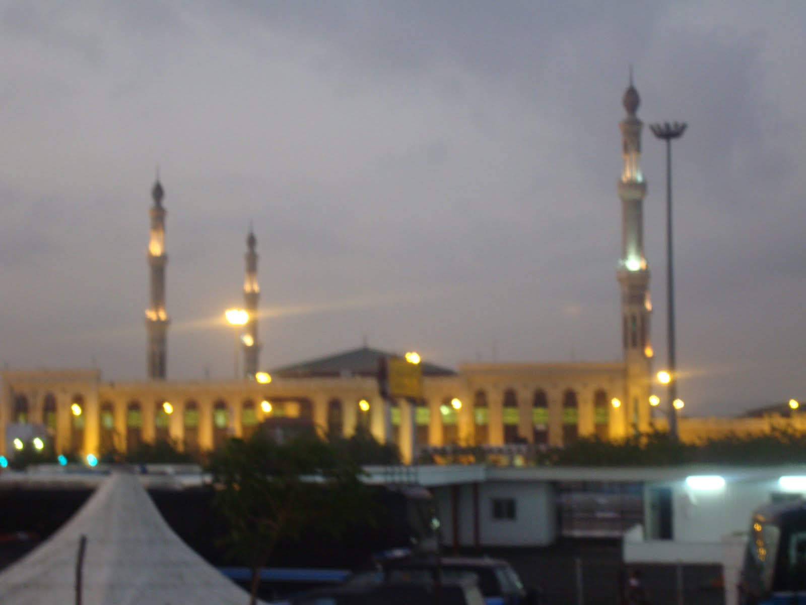 Beautiful View of Nimra Mosque Arafat