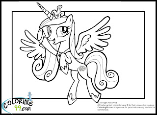 Princess Cadence Coloring Pages | Minister Coloring