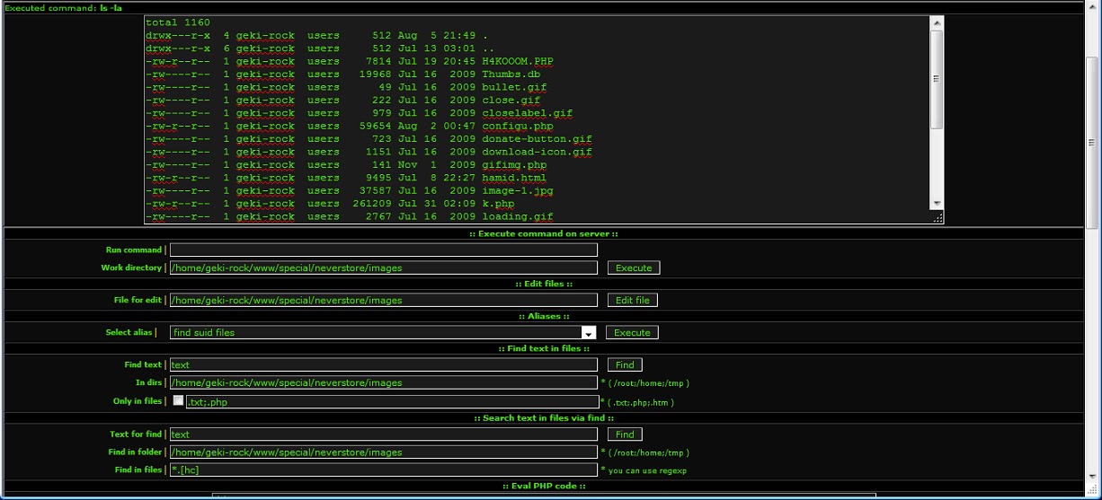 Demystifying a Backdoor Shell