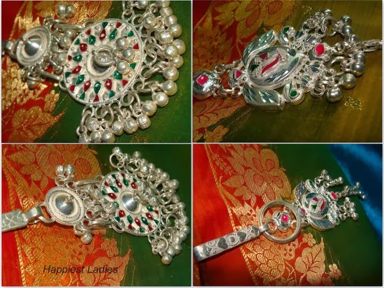 How to Wear a Waist Chain with Saree - Happiest Ladies