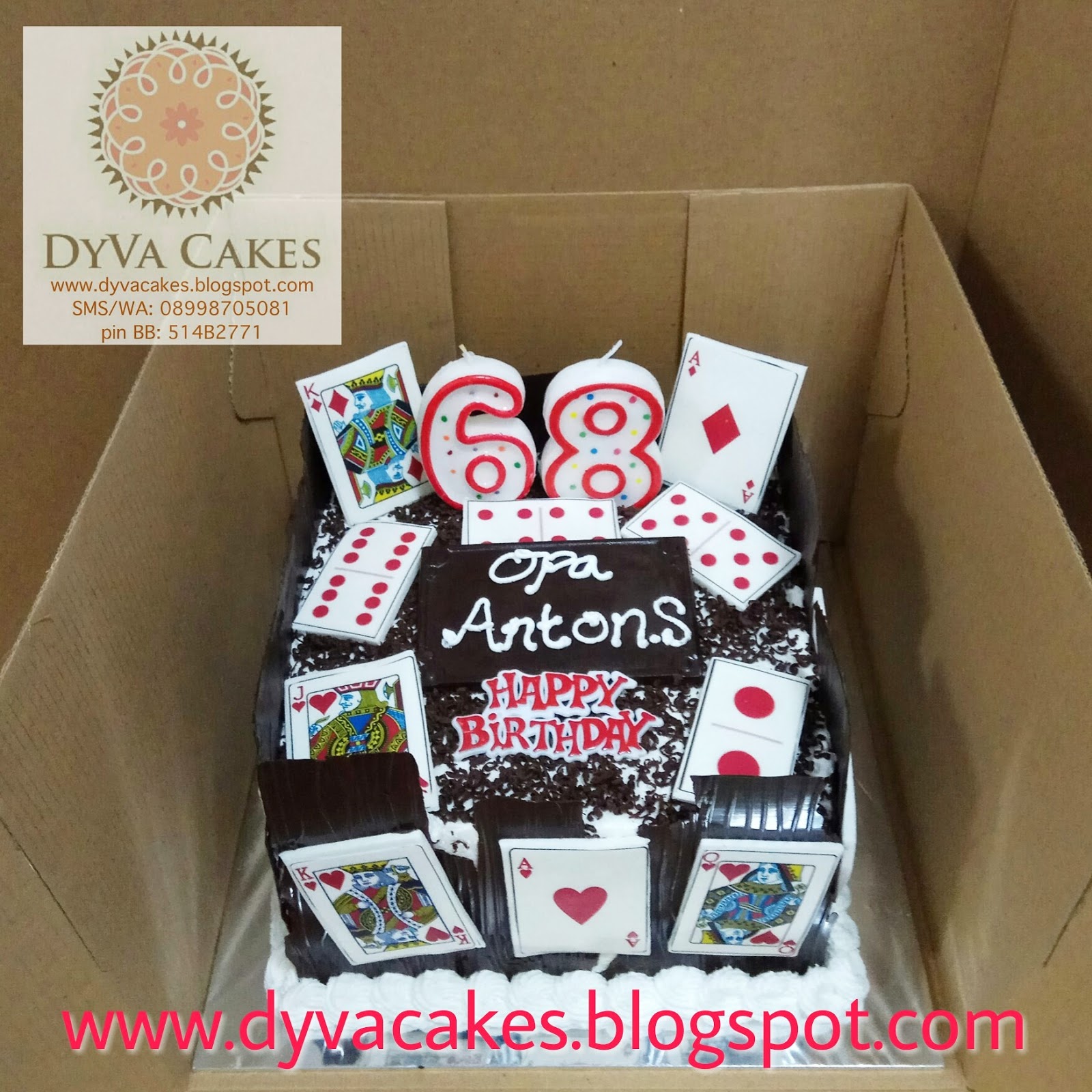 DyVa Cakes: Playing Cards Birthday Cake