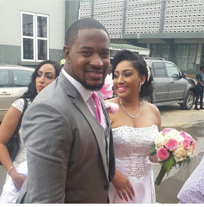 Photos from actor Mofe Duncan and Jessica's White Wedding
